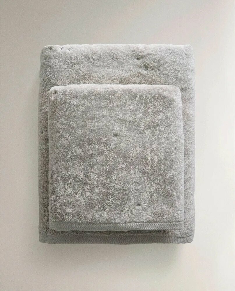 ZARA HOME Полотенце детское Children's star and heart bath towel, Хлопок, 50x90 см