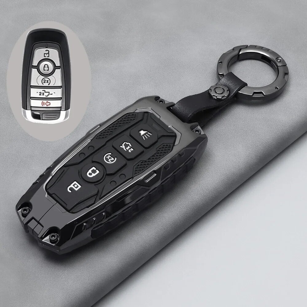 Чехол для ключей Ford, 5 Buttons Black
