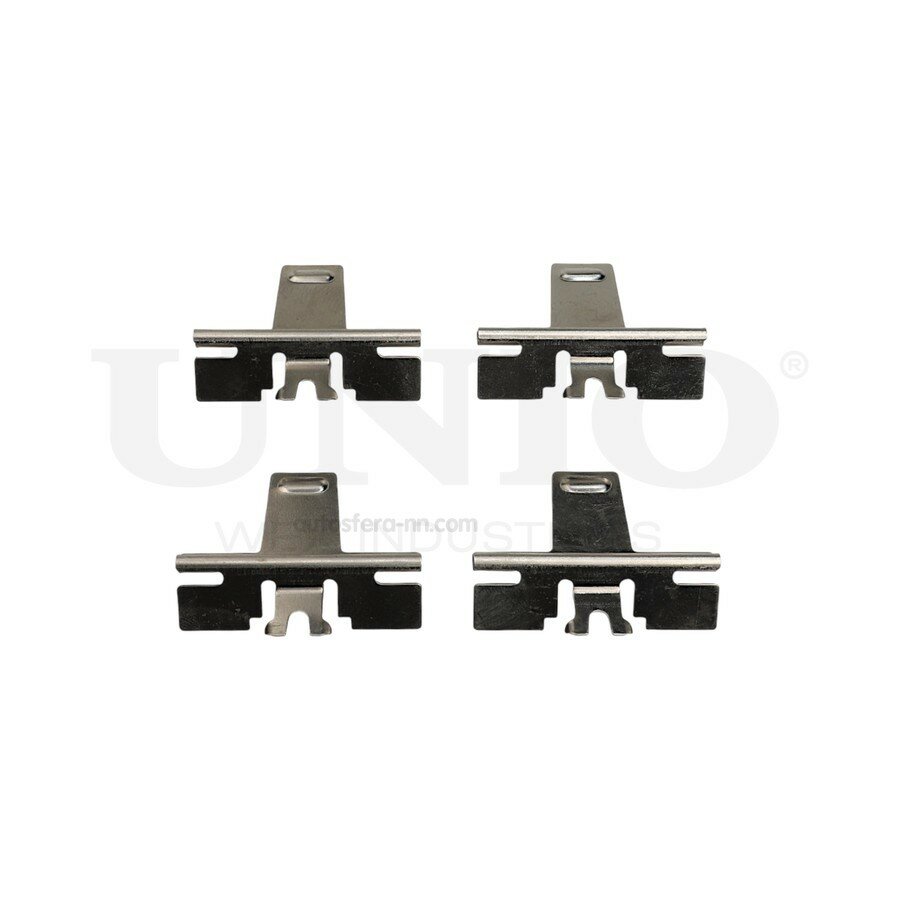 UNIO BRK40047 Комплект установочный зад. тормозных колодок Chevrolet Lacetti (J200) 04-, Daewoo Gentra (KLAS) 13-,