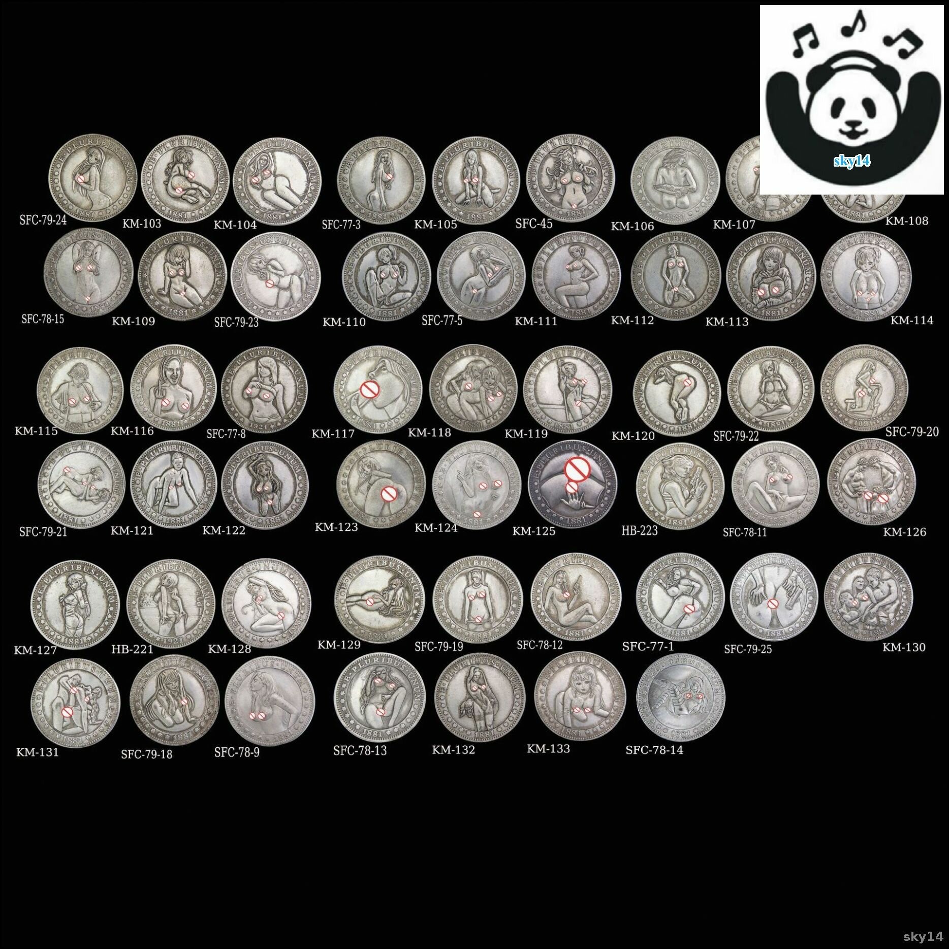 Эксклюзивный набор памятных монет Sexy Wanderer Beauty