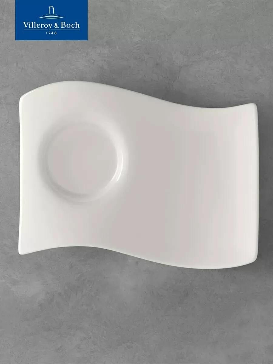 Набор блюдец 22*17 см, 6 предметов, NewWave, Villeroy & Boch, Премиум-Фарфор