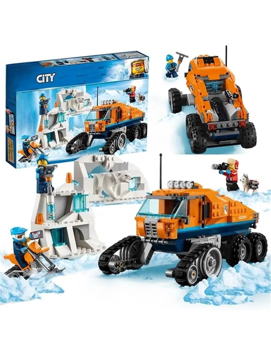 Конструктор Арктический Грузовик Скаут Сопоставим С City 60194
