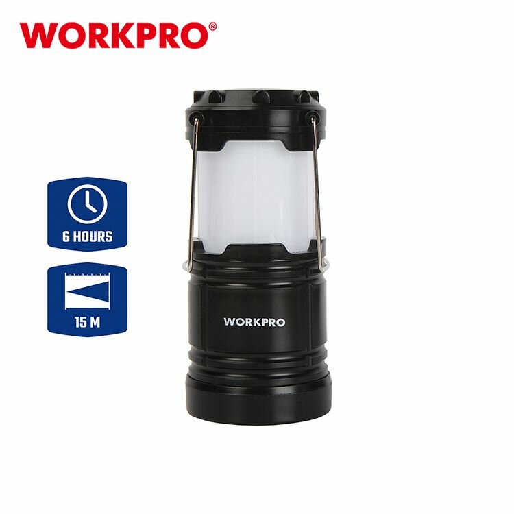 Фонарик светодиодный 200LM, складной WORKPRO