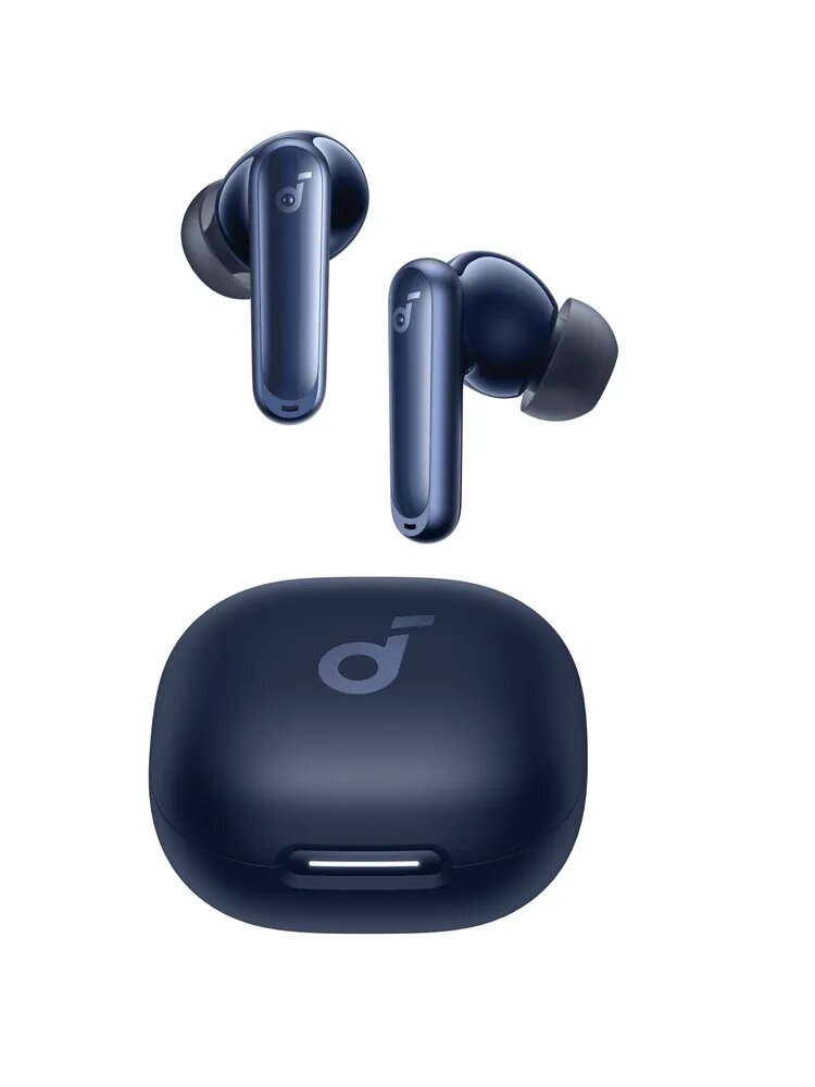 Soundcore Наушники беспроводные с микрофоном Anker Soundcore P40i, Bluetooth, USB Type-C, синий
