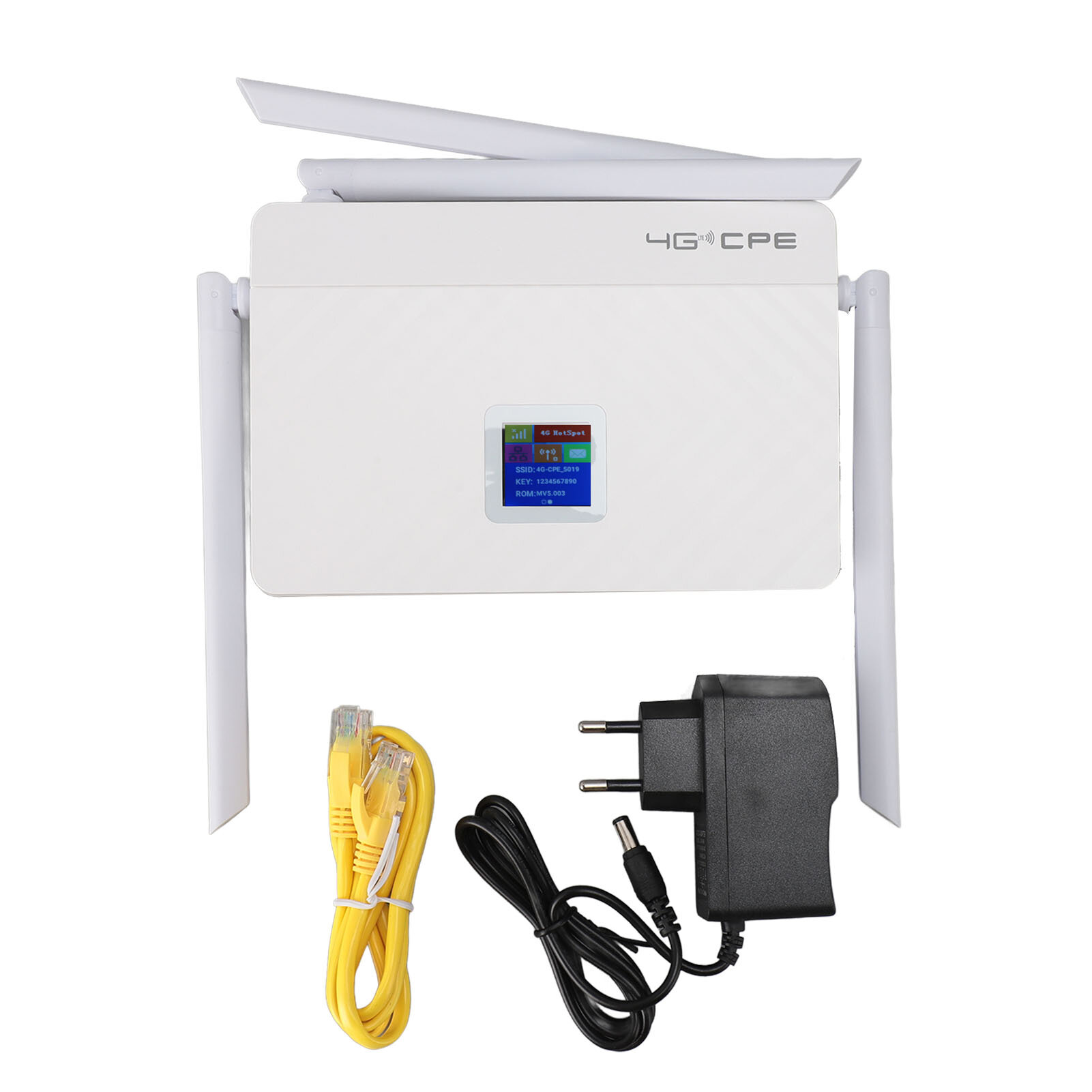 4G LTE Беспроводной маршрутизатор с SIM -картой слот 300 Мбит / с разблокированного беспроводного мобильного маршрутизатора Wi -Fi Hotse с 4 антеннами для Европы