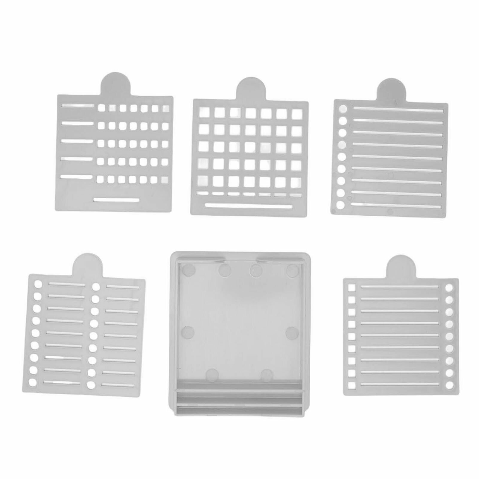 Набор трафаретов и держателей для заметок, 5 различных шаблонов, трафарет для заметок и органайзер для офисной школы