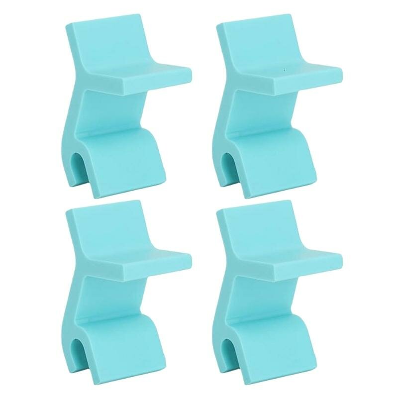 Пластиковые держатели для лотков, Синий