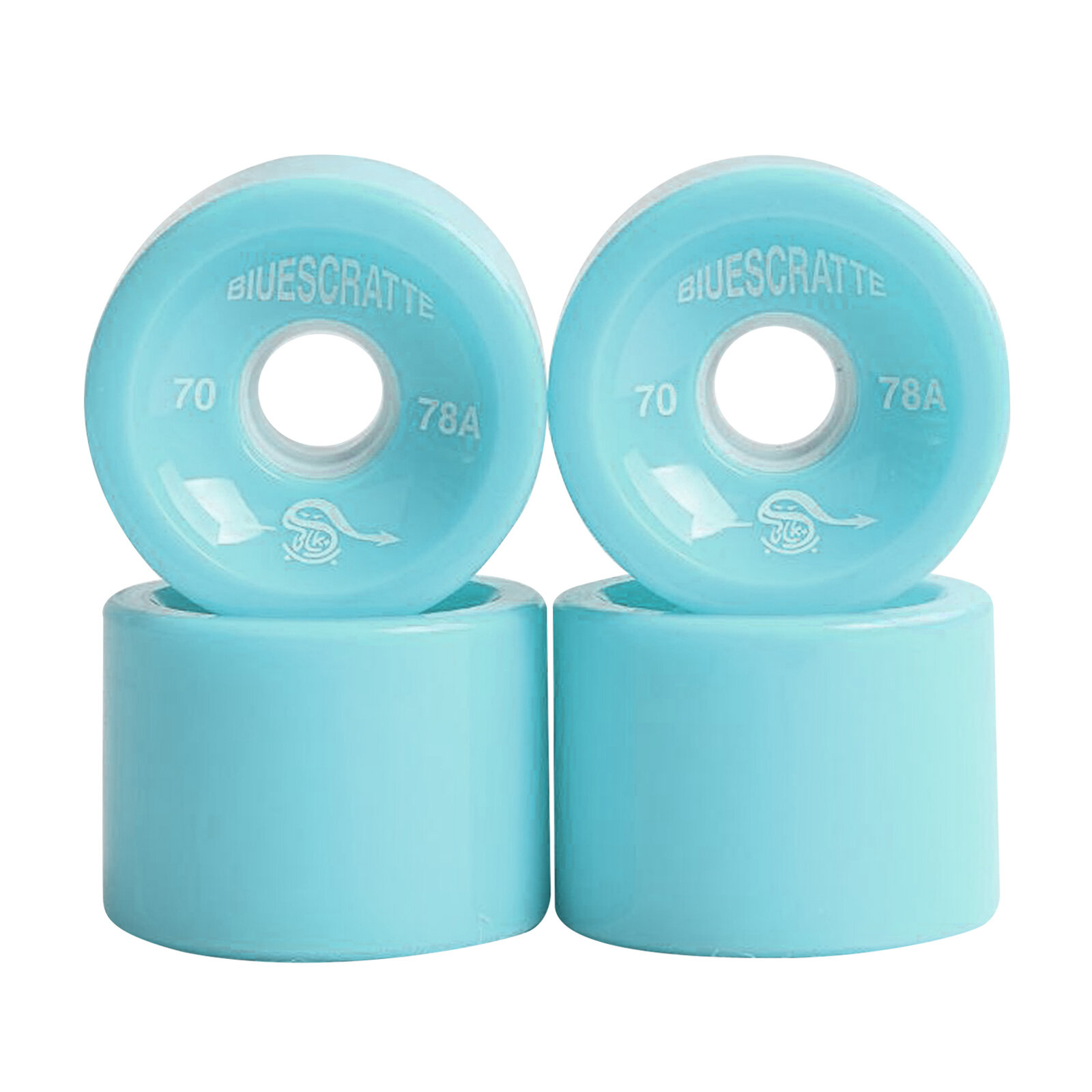 4 штуки Колеса для скейтборда 70x51mm Набор колес для лонгборда 78A PU Колеса для замены колес на лонгборде Белый Розовый Черный Красный Зеленый Голубой Небесно-голубой Прозрачно-синий Прозрачно-зеленый Смешанный цвет