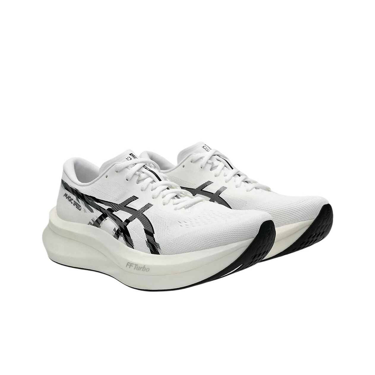 Кроссовки ASICS MAGIC SPEED 4, размер EU 42 стопа (26.5CM), белый/черный — фото 1