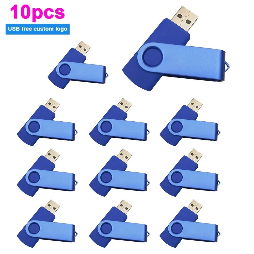 KAWEIDA USB флеш-накопитель металлический 512МБ-32ГБ 10 шт.