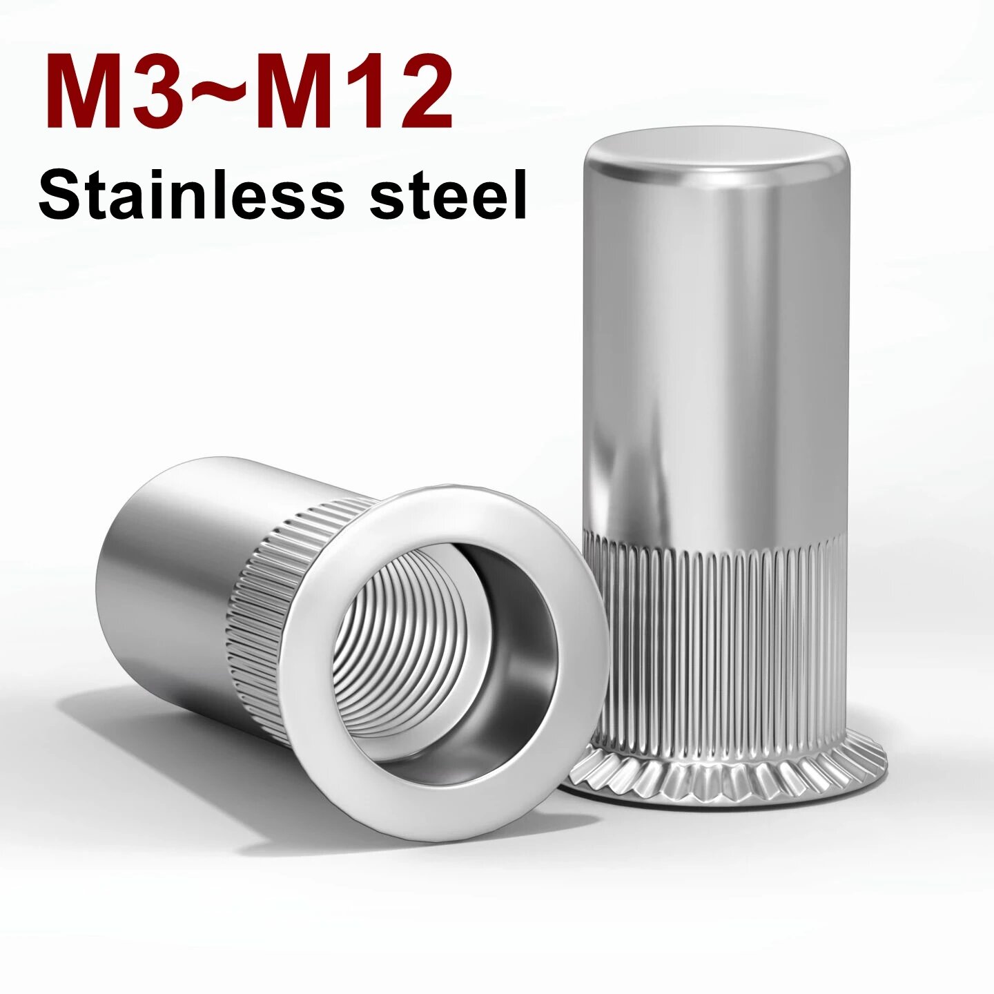Гайка заклепка RYBZJ M5-19 нержавеющая сталь 20шт