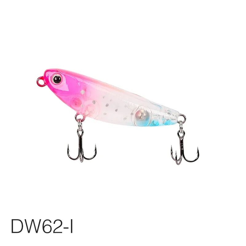 TSURINOYA DW62-I плавающий карандаш, 50 мм, 5 г, розовый