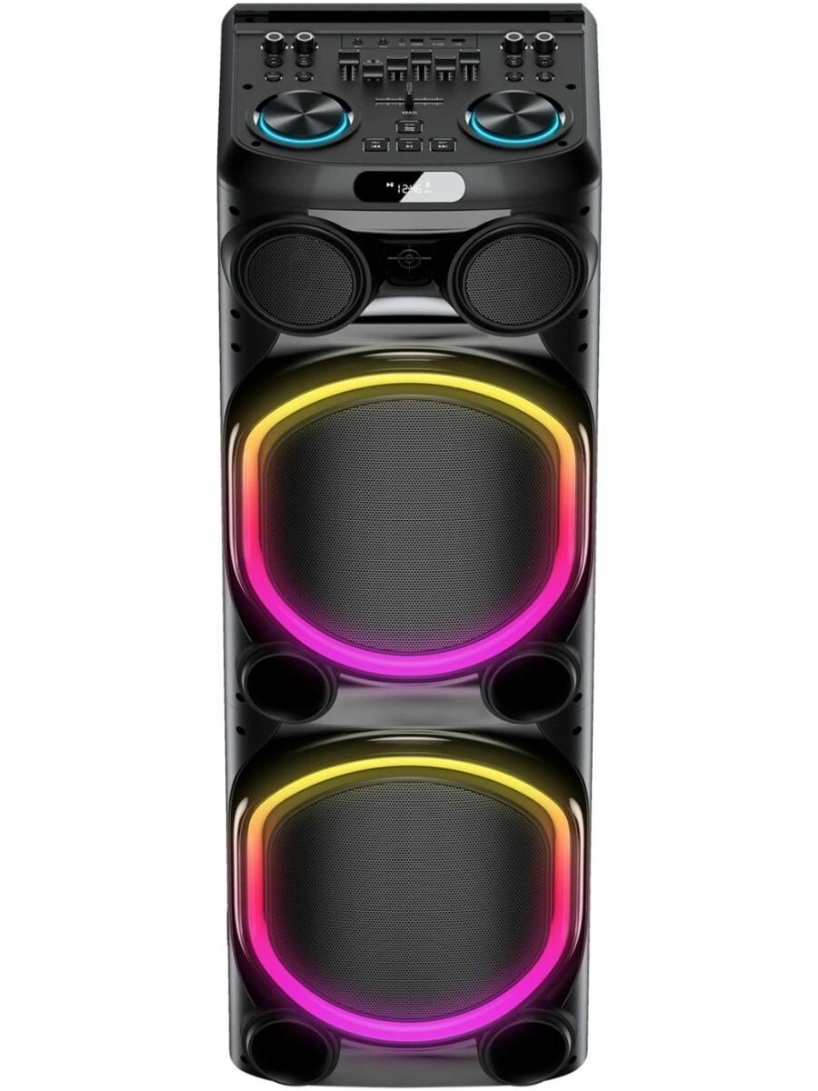 Музыкальный центр Supra SMB-780, 65Вт, с караоке, Bluetooth, FM, USB, SD, черный