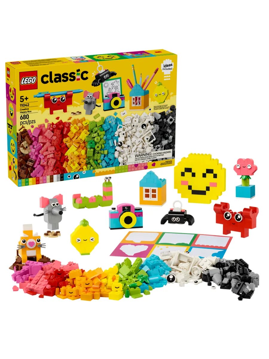 Конструктор LEGO Classic 11042, 5-7 лет, для развития воображения и фантазии