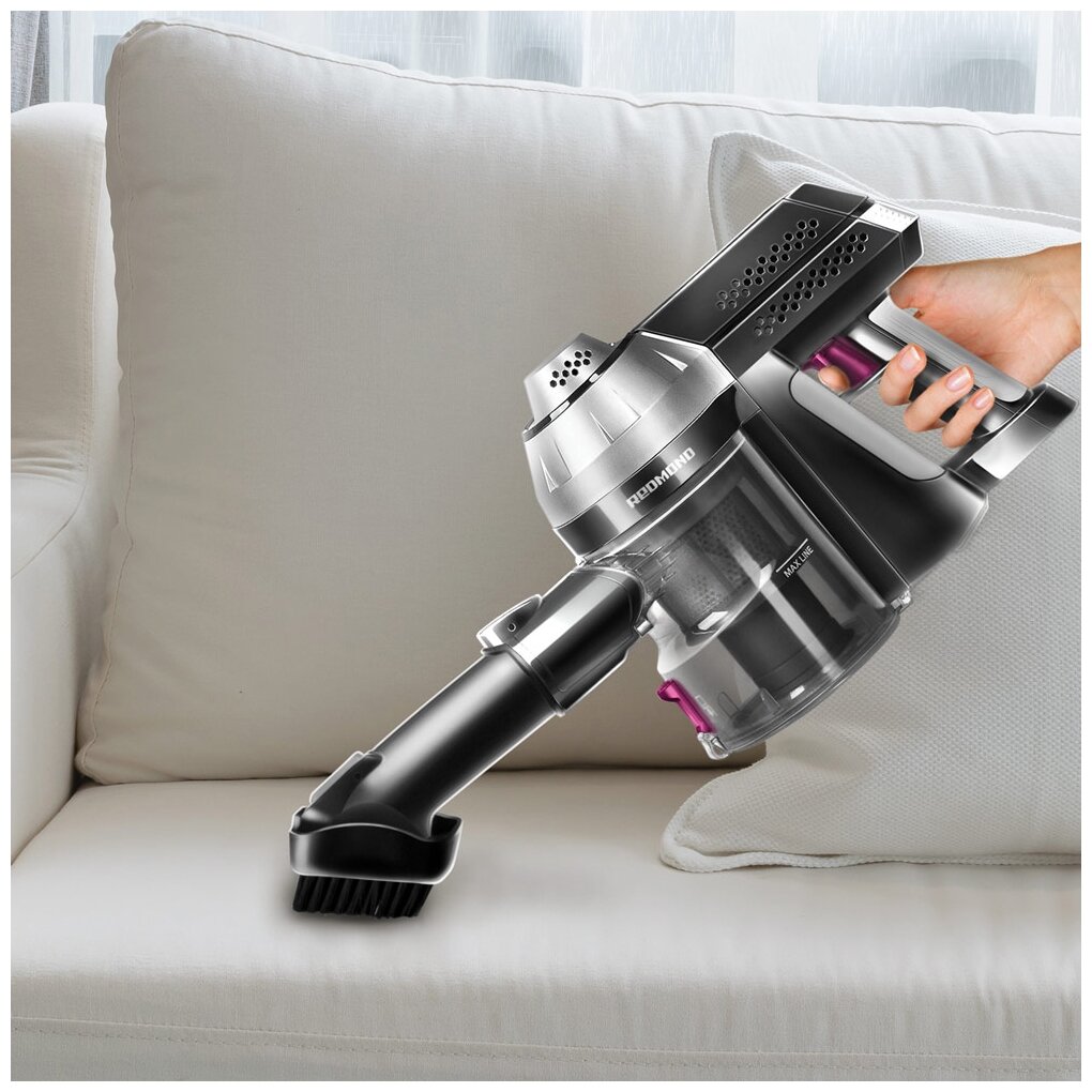 Пылесос REDMOND RV-UR340, черный/серебристый — купить в интернет ...