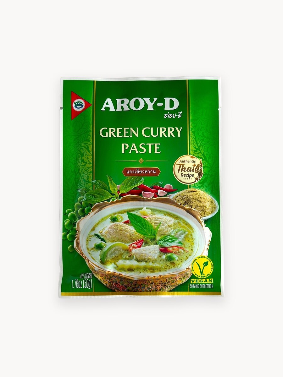 Паста карри зелёная тайская Арой-Д, 50 г