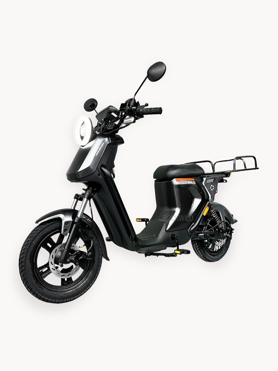 Электроскутер Rockwild Combo - Черный, Мощность 1600W, Аккумулятор 60V 40Ah