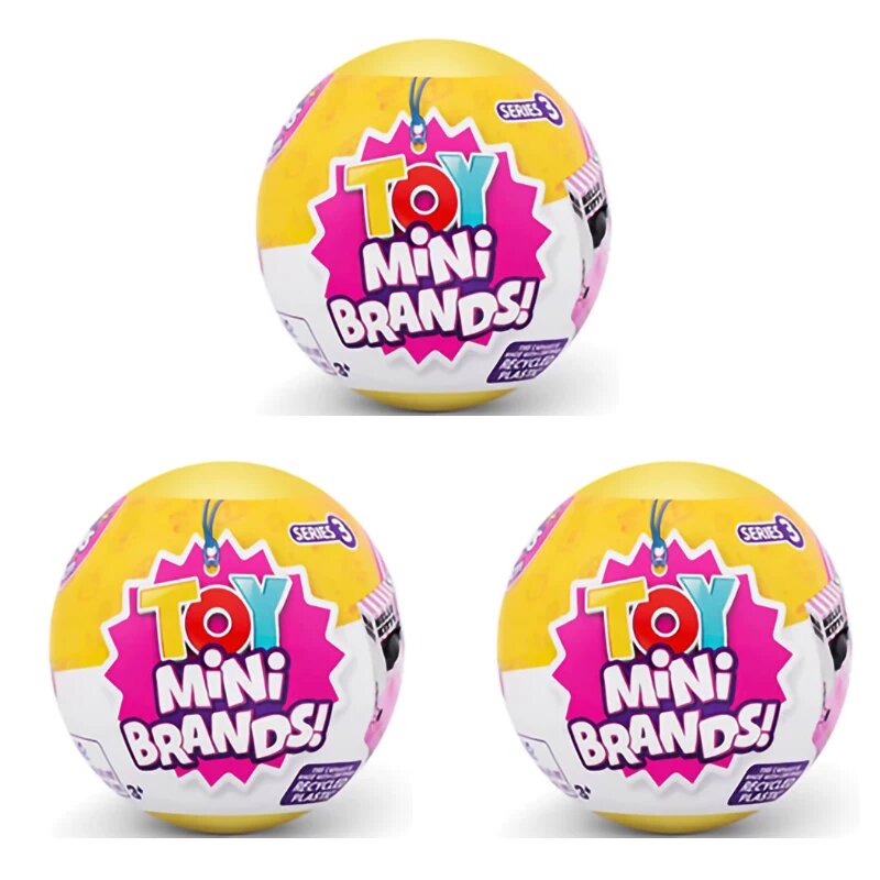 ZURU KT Ball 3 шт, подлинный склад, коллекционный набор мини-шариков