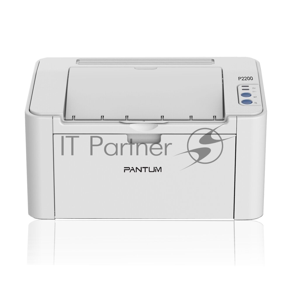 Принтер Pantum P2200 белый, лазерный, черно-белый, настольный, USB, 15 тыс. стр./мес.