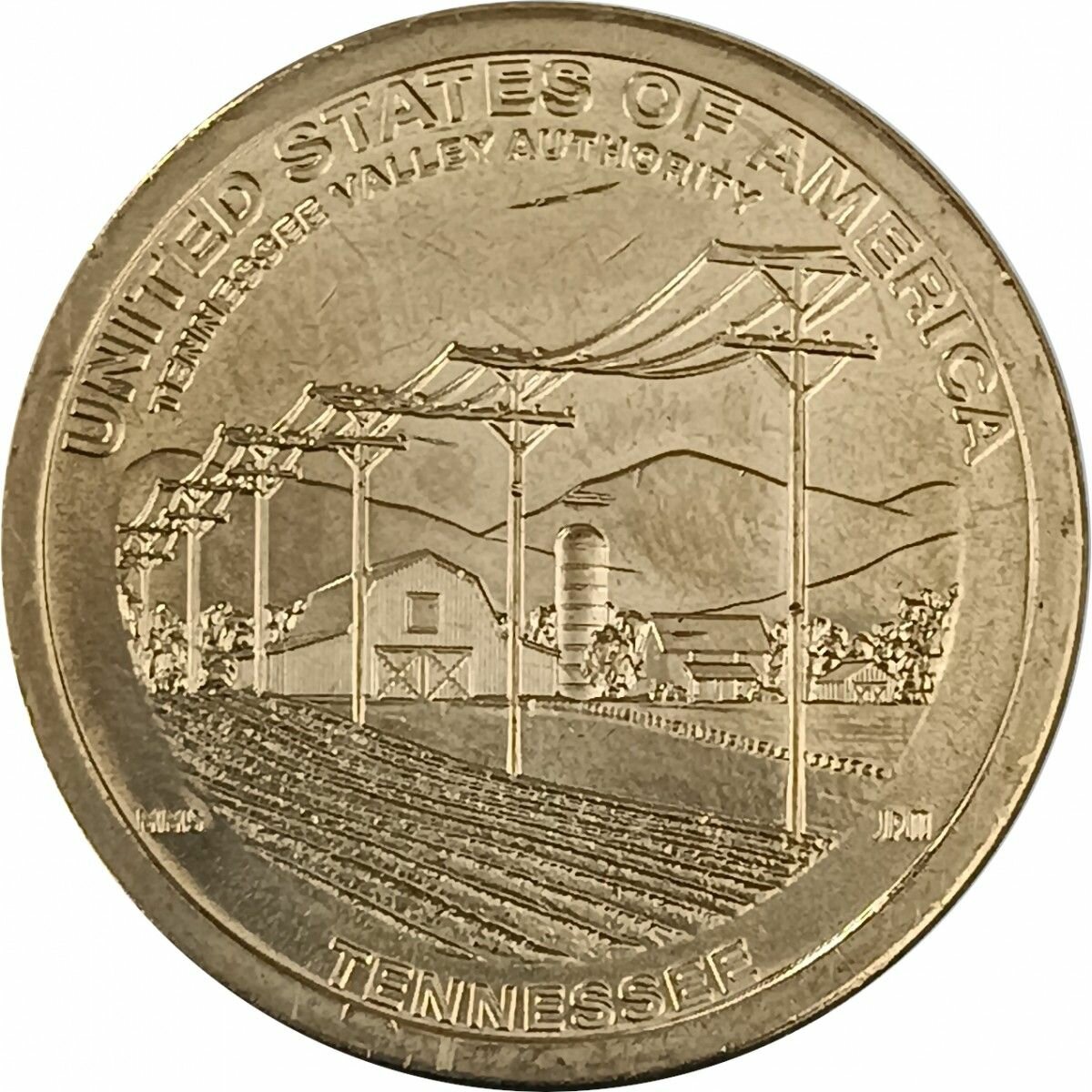 1 доллар 2022 США P Администрация долины реки Теннесси UNC