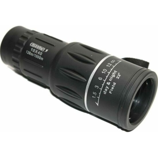 Монокуляр Следопыт 10х40, черный, в чехле