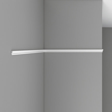 Молдинг Гладкий Decomaster 97100 В19хШ8хД2400 мм / Декомастер.