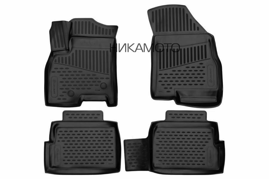 ELEMENT-AUTOFAMILY ELEMENT3DA66455210K Коврики 3D в салон подходят для CHERY Tiggo 7 Pro (Prestige) 2020-> Внед, 4шт. (полиуретан)