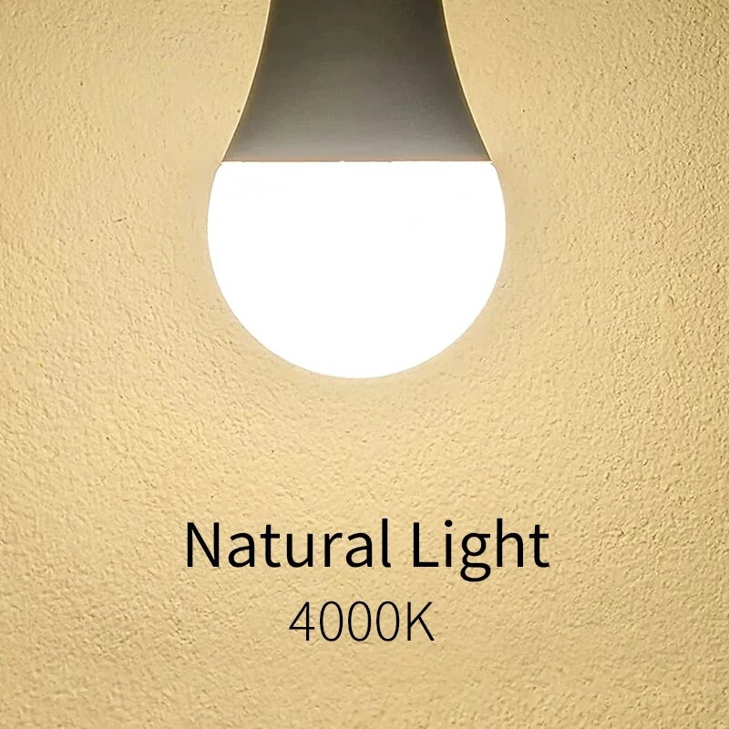 Светодиодная лампа E14 Natural White 20W, Светло-желтый