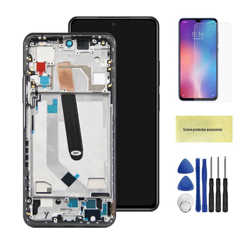100% протестированный LCD-экран для Xiaomi Mi 11i (M2012K11G) в сборе с тачскрином Black With Frame