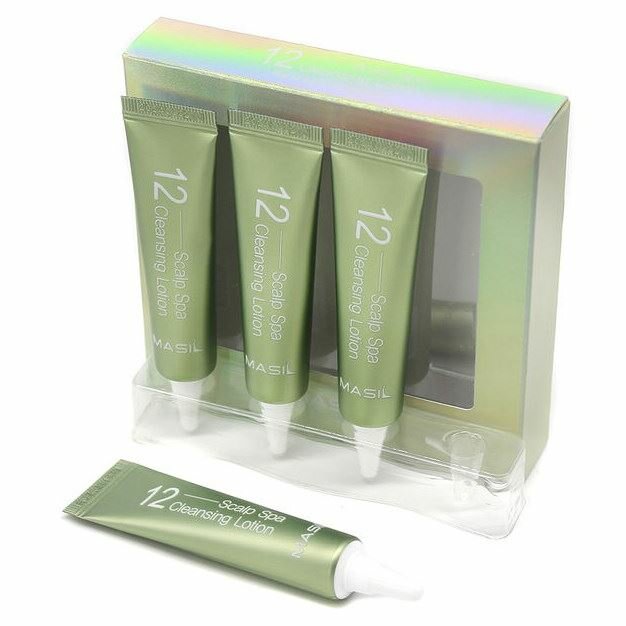 Пилинг Masil Hair Care 12 Scalp Spa Cleansing Lotion, Пилинг-лосьон для кожи головы, 4*15 мл