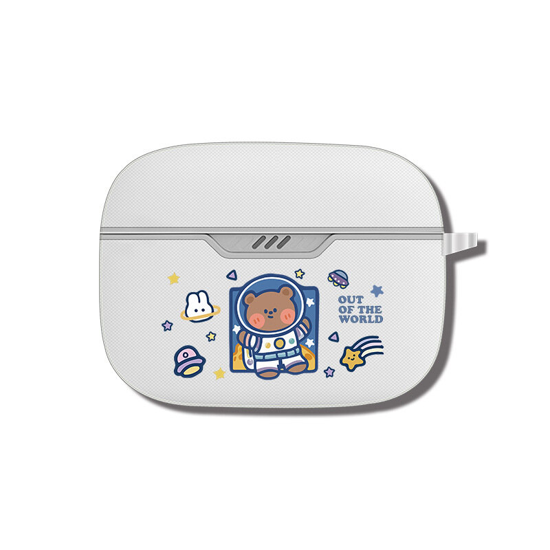 Чехол для наушников, прозрачный, мягкий, с мультяшным принтом, для JBL T230NC/TUNE 230NCTWS