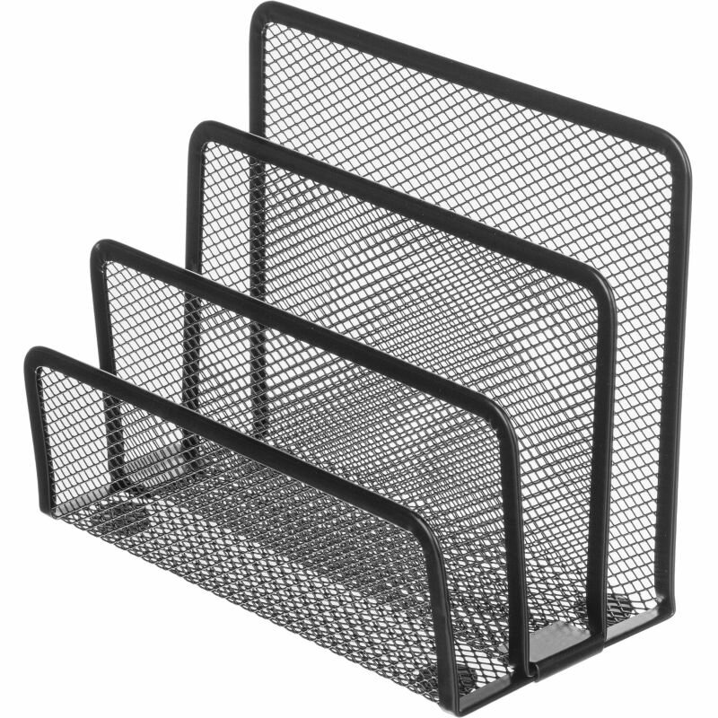 Attache Лоток для бумаг, Сортер, вертикальный, 3 отделения, черный