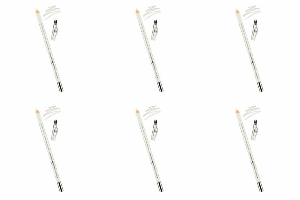 TF cosmetics Карандаш для глаз с точилкой, тон 034, белый , 6 шт
