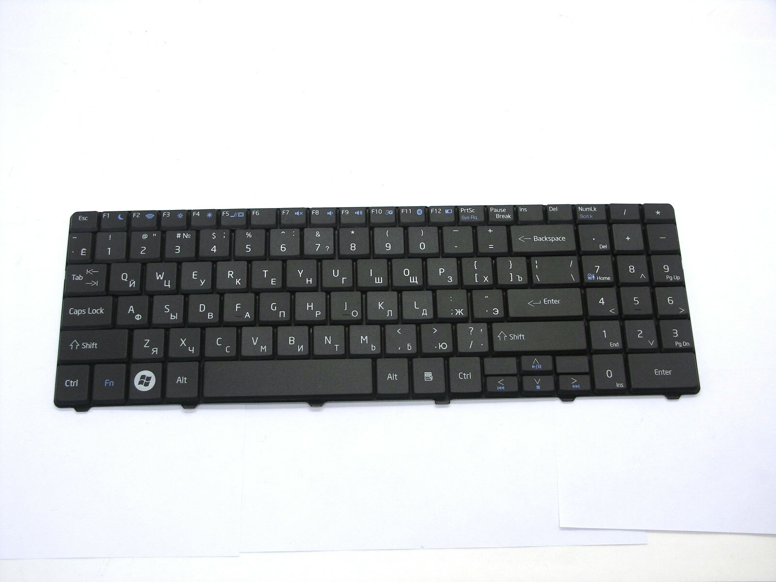 Клавиатура для MSI MSI A6400, CR640, CX640/DNS 0123259, 0123308, 0123974, A15HE, A15HC, A17HC, черная, KBD-MSI-01