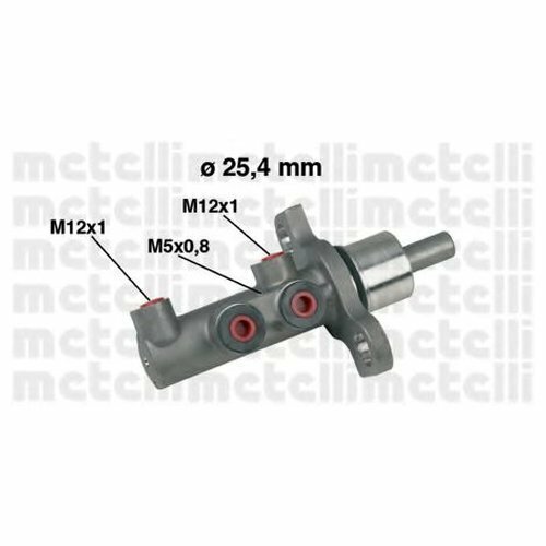 Главный тормозной цилиндр Metelli 050439 для Fiat Croma; Opel Signum, Vectra; Saab 9-3