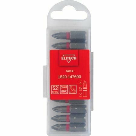 Бита ELITECH PZ1*25мм (10 шт.) 1820.147600