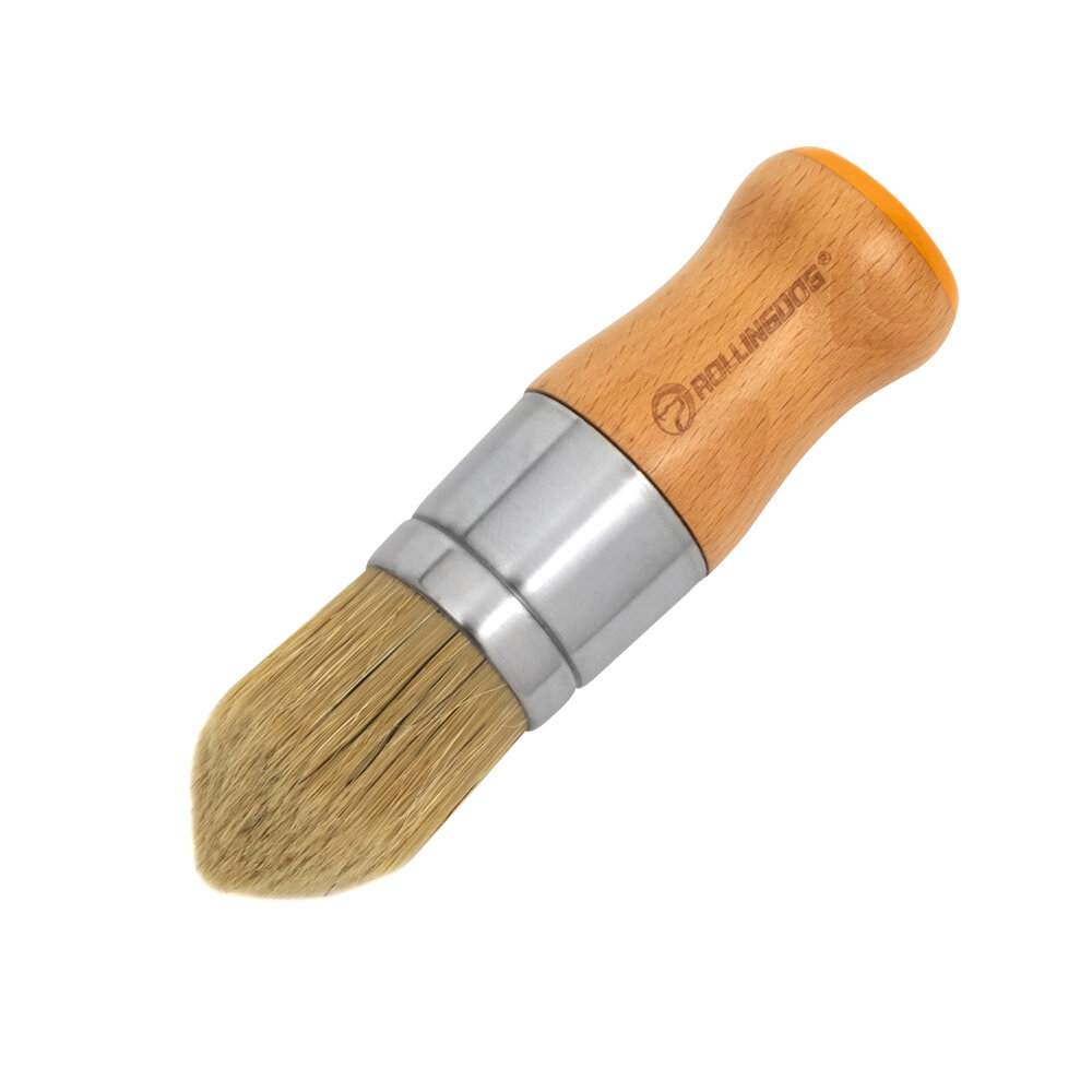 Кисть с короткой ручкой Rollingdog Design 38мм, круглая, смешанная щетина, серия Professional, арт.10688