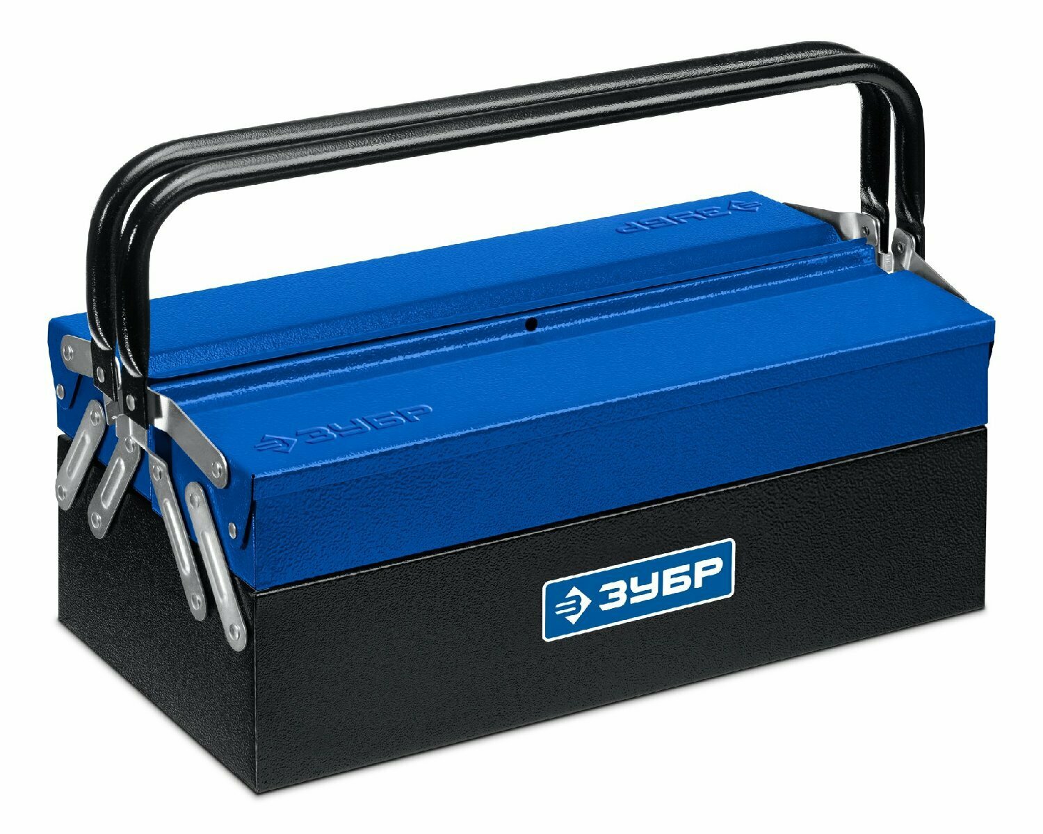 ЗУБР ЯРУС-3/17, 430 х 210 х 205 мм, (17"), Металлический раздвижной ящик для инструментов, Профессионал (38356-17) (38355-17)