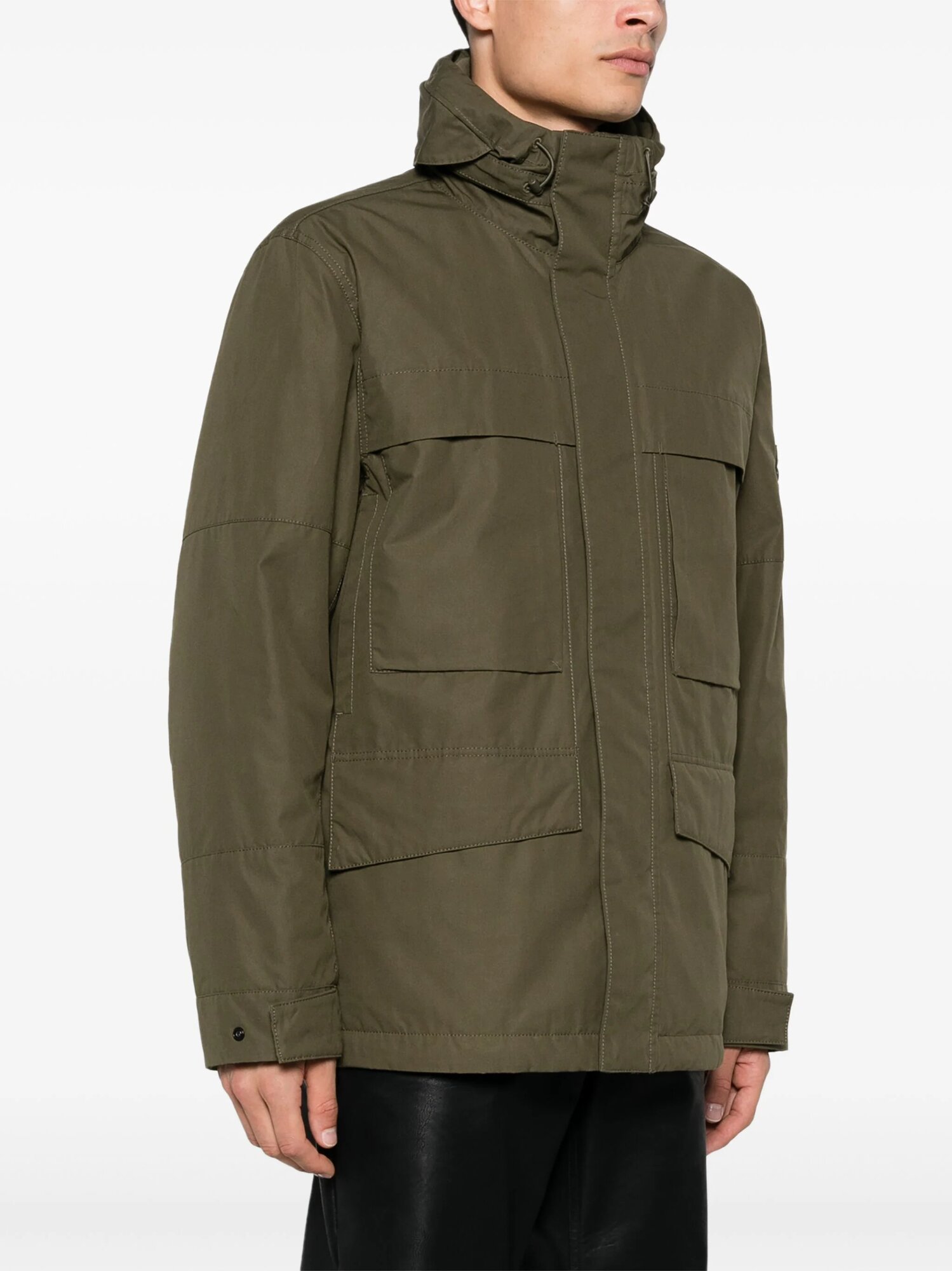 Пальто Stone Island Ghost, размер XL, green — фото 1