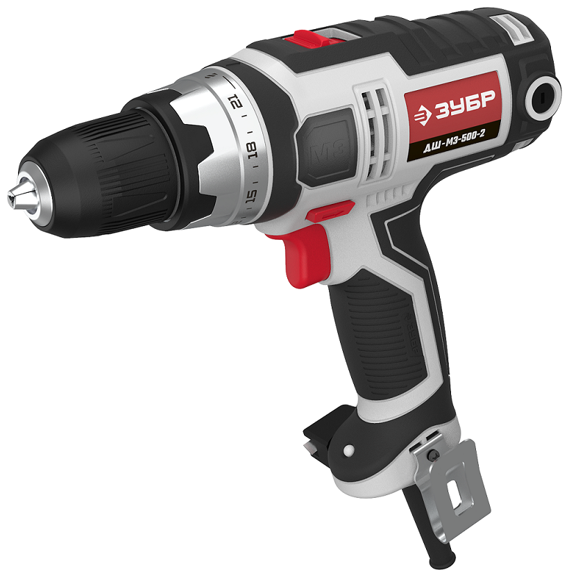 Дрель-шуруповерт безударная Зубр ДШ-М3-500-2 (ДШ-М3-500-2) 500 Вт