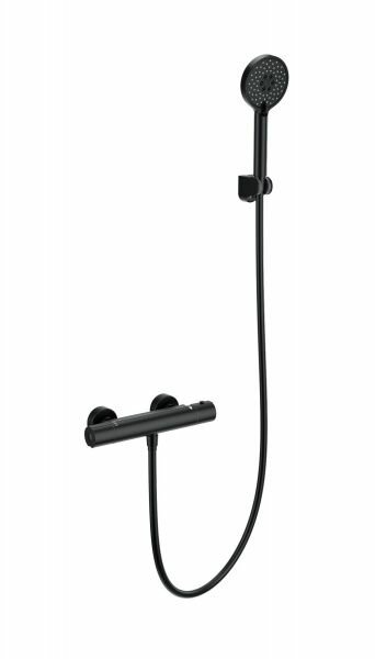Смеситель для душа с термостатом Wonzon&Woghand, Черный матовый