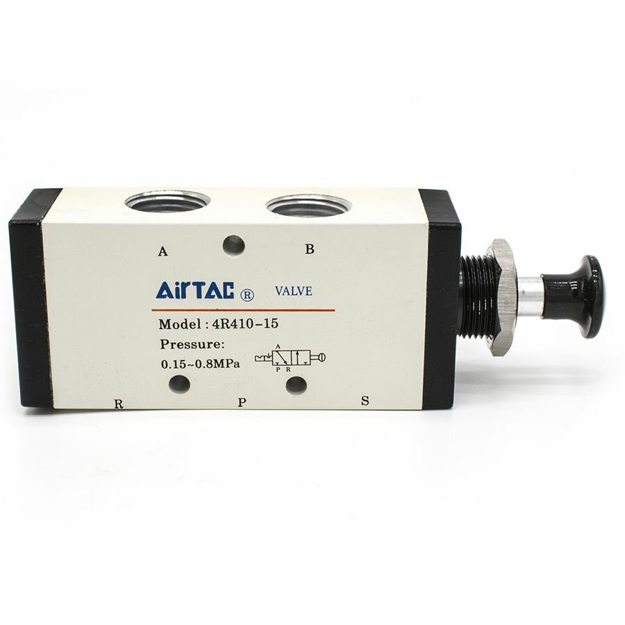 4R410-15 Пневмораспределитель AIRTAC с ручным управлением