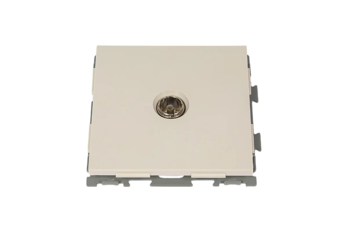 CGSS Розетка телевизионная бежевая Практика PL-W201V-BGG