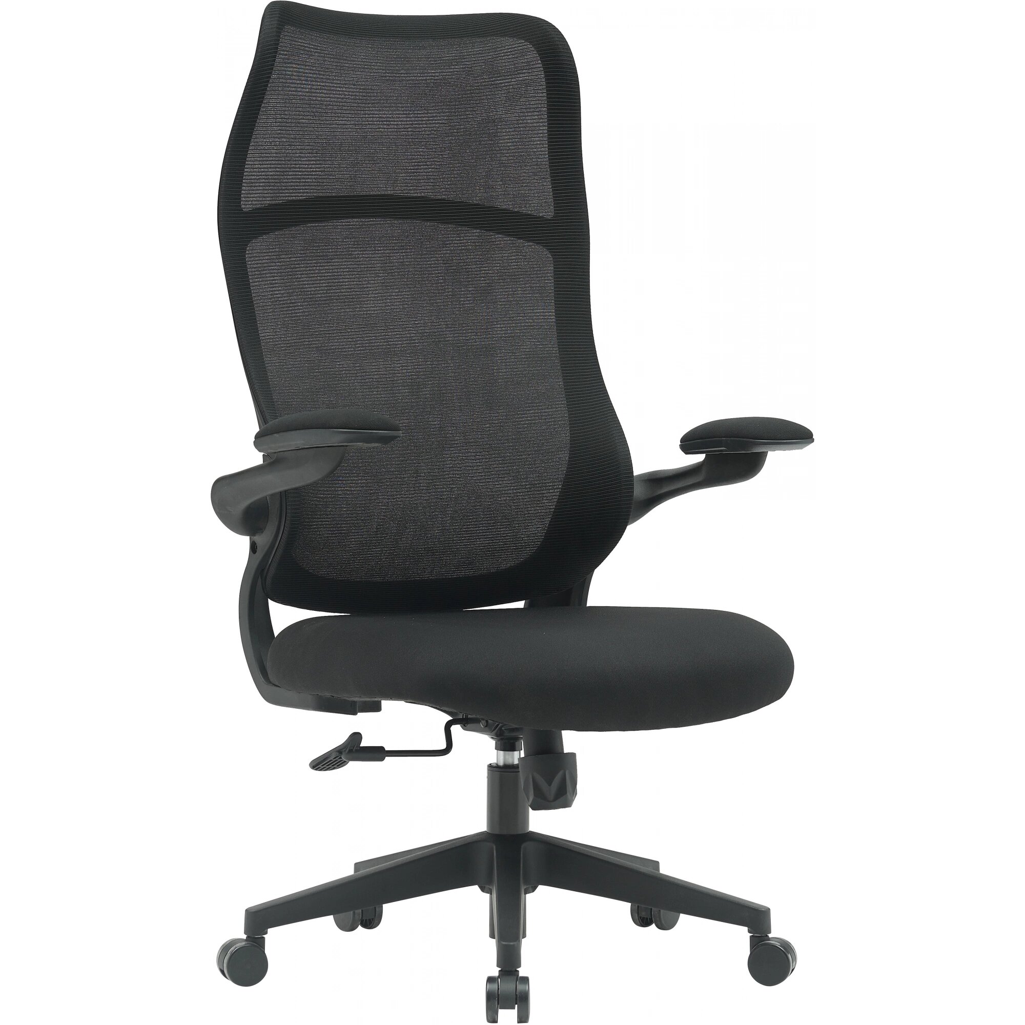 Кресло Cactus CS-MC505-BK, обивка: сетка/ткань, цвет: черный/черный