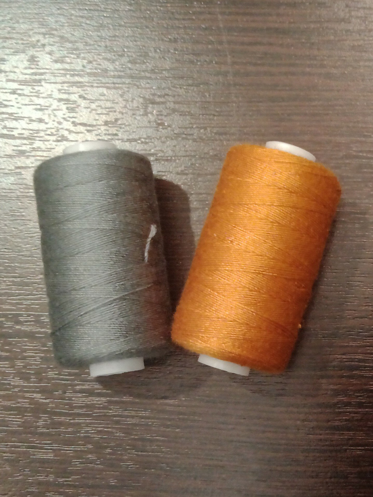 Набор сверхпрочных ниток для отделки джинсовых изделий (для тяжёлых тканей), 2 шт, 400 м