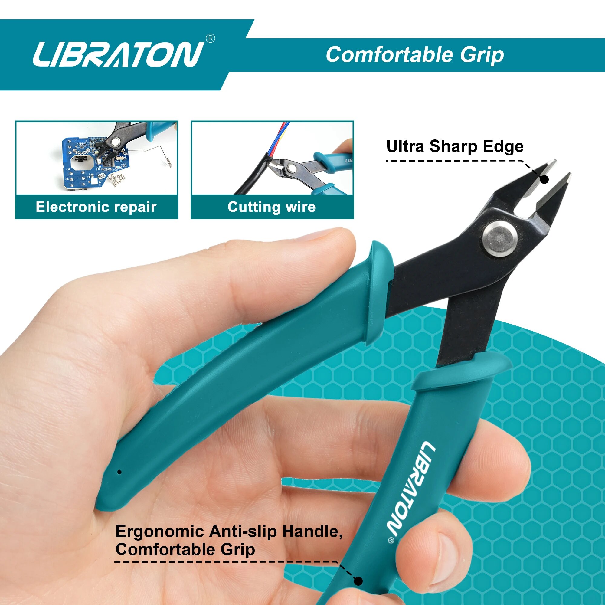Кусачки LIBRATON для микрорезки, 2шт, Wire Cutters — фото 1