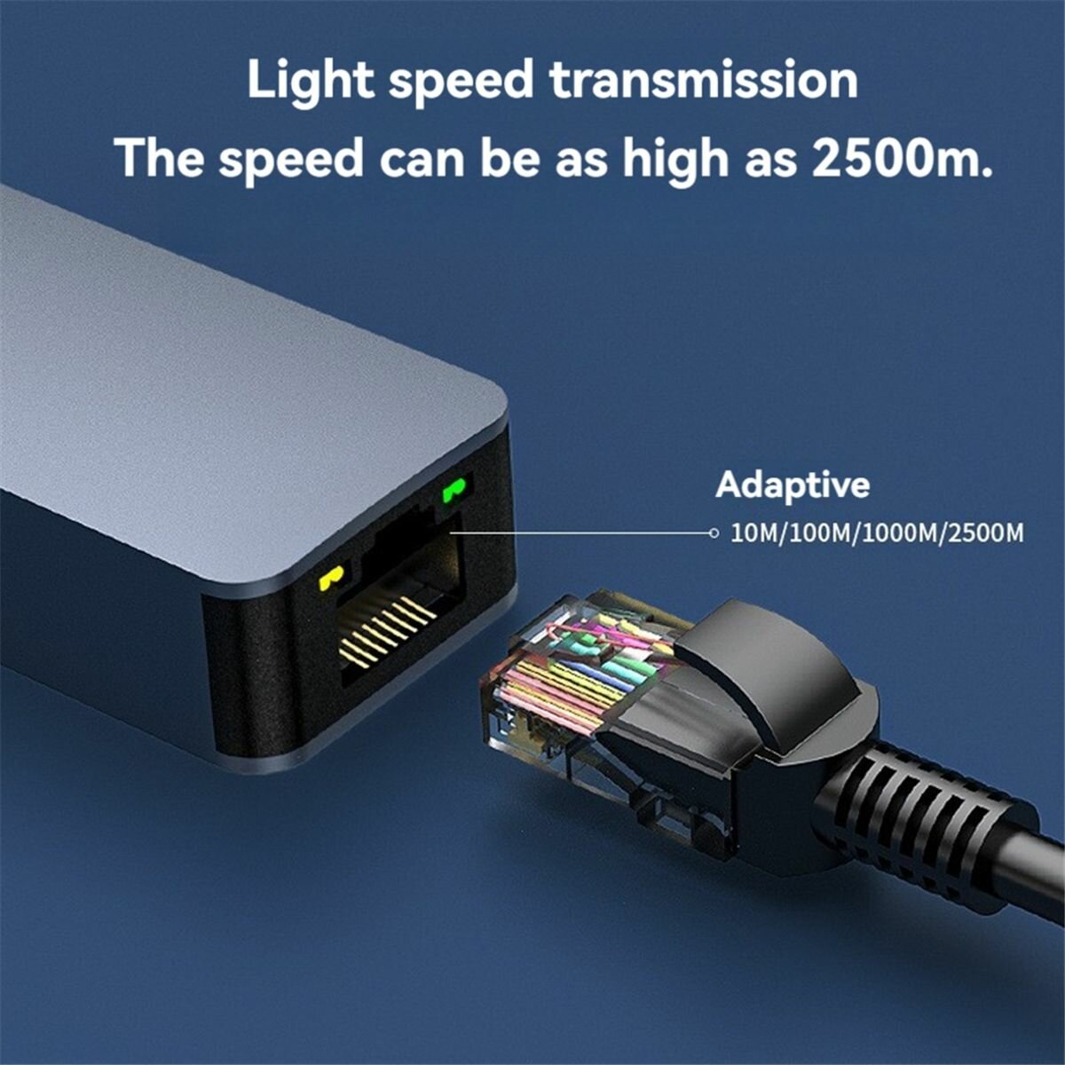 2500 Мбит/с USB C Ethernet к RJ45 2.5G проводной адаптер LAN сетевая карта для ПК ноутбука