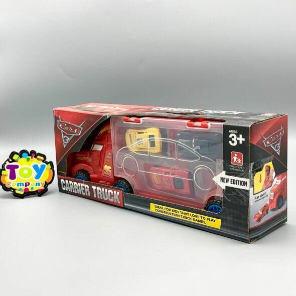 Набор грузовиков Mc Queen с 3 транспортными средствами для детей и малышей