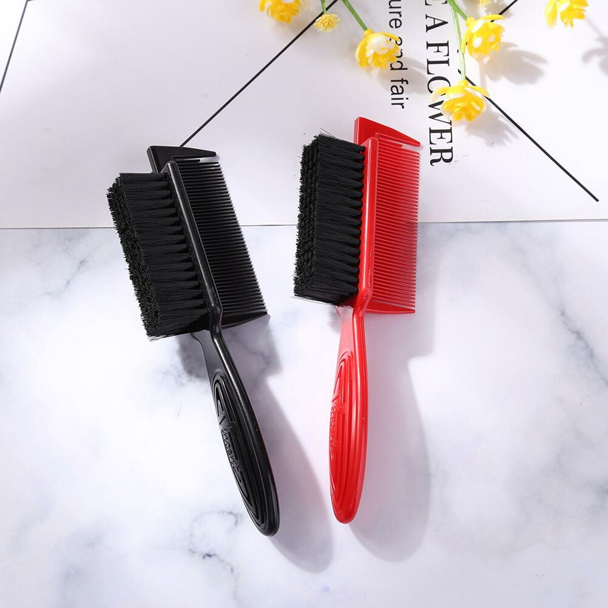 Двусторонняя расческа для волос с регулируемым краем, щетка для ухода за лицом, бытовая щетка для бровей, аксессуары для парикмахерских и салонов красоты