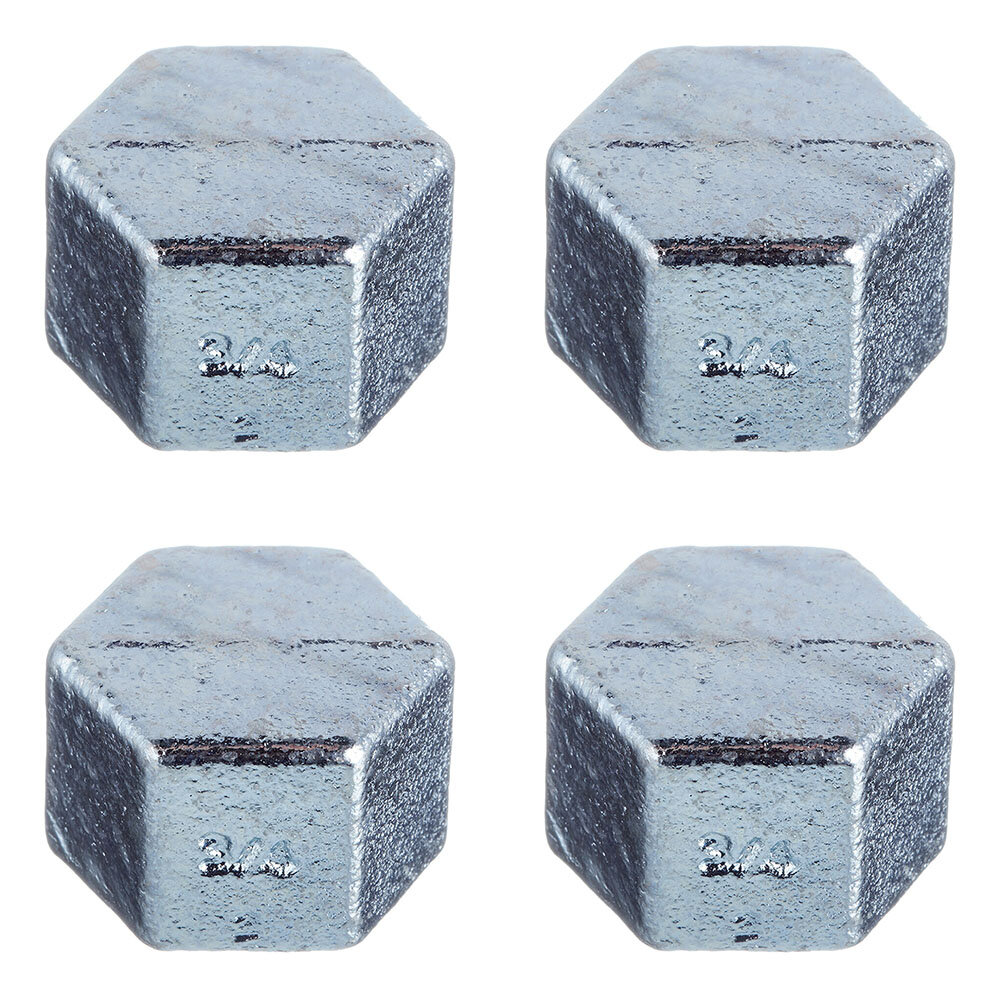 Заглушка 3/4 ВР(г) чугунная оцинкованная (4 шт.)